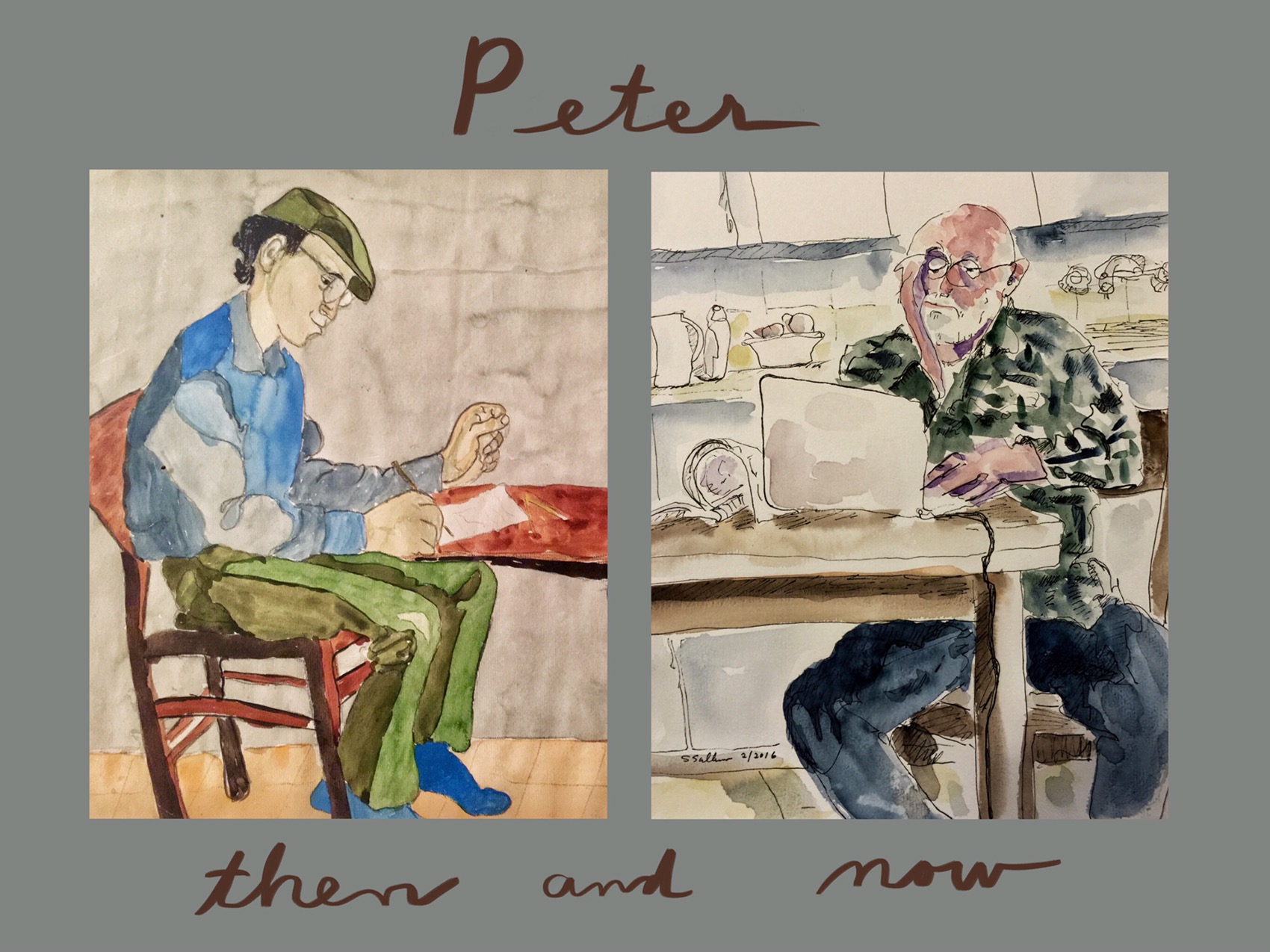 Peter Then and Now | Deliberate Sketching